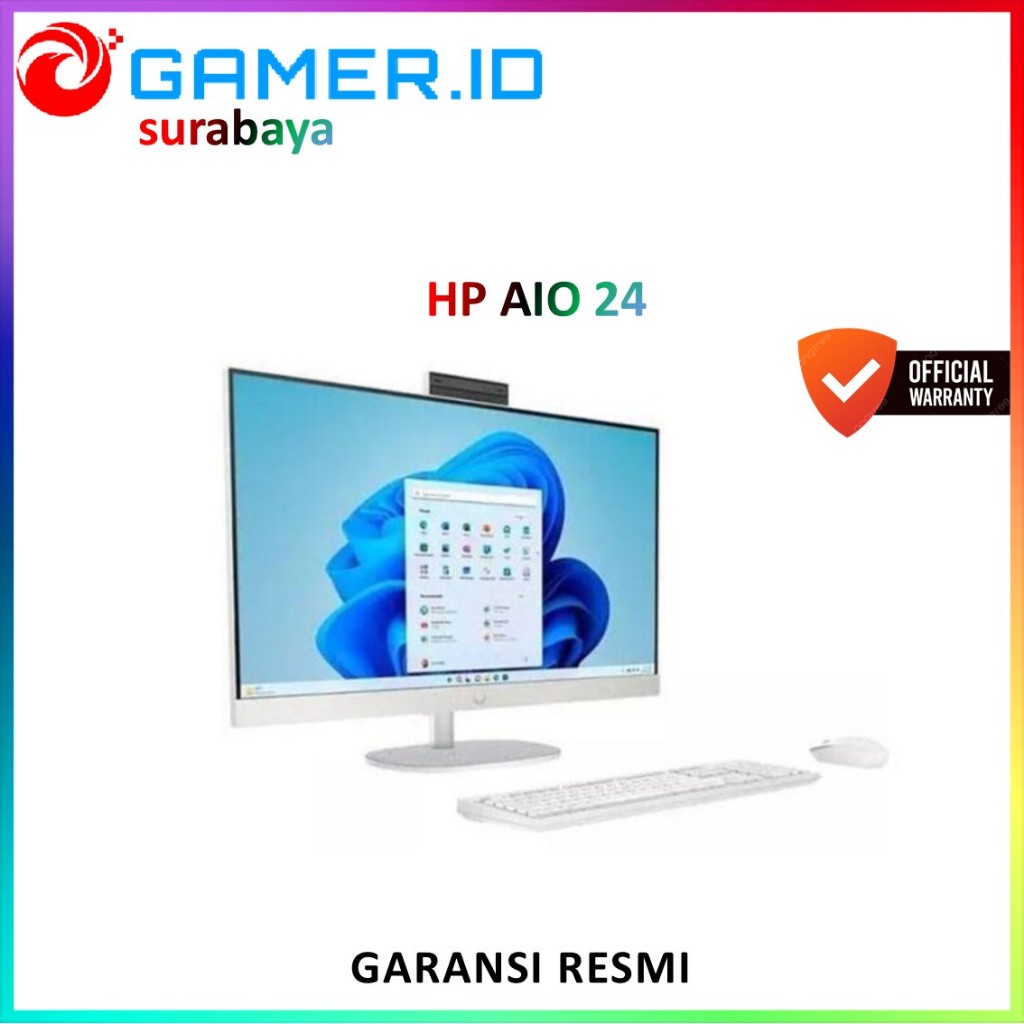 Jual HP AIO 24 I5 1334 8GB 512GB W11+OHS 23.8FHD IPS | Shopee Indonesia