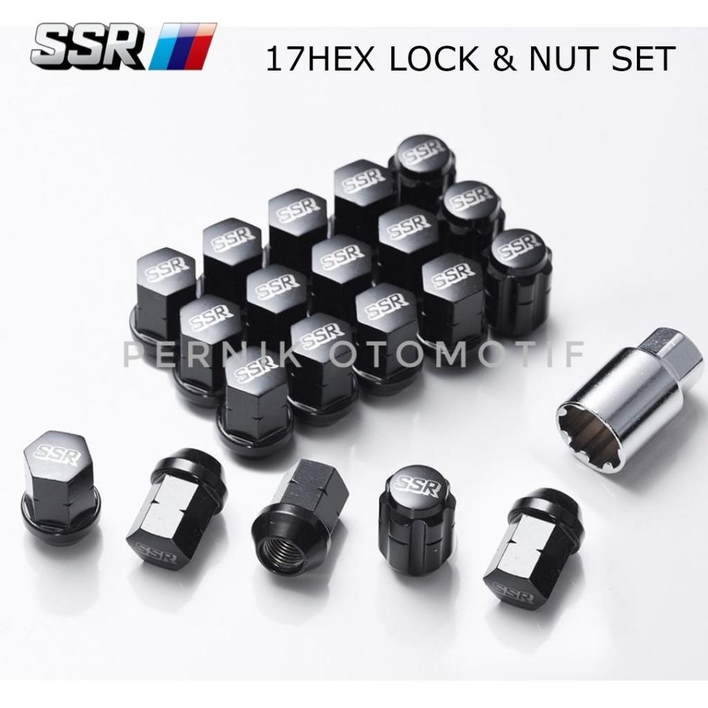 Jual SSR Lock & Nut M12 x 1.5 / 1.25 17HEX Baut Mur Roda Racing ...