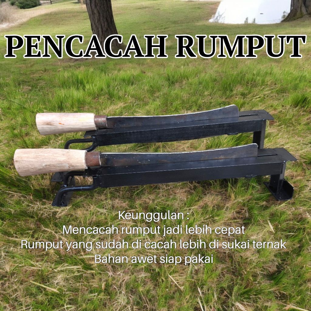 Jual 1 set Kacip Alat Pencacah pemotong Rumput pakan ternak manual | Shopee Indonesia