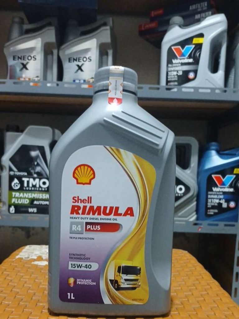 Jual Oli shell rimula r4 x 15w-40 diesel isi 1L-original scan barcode ...