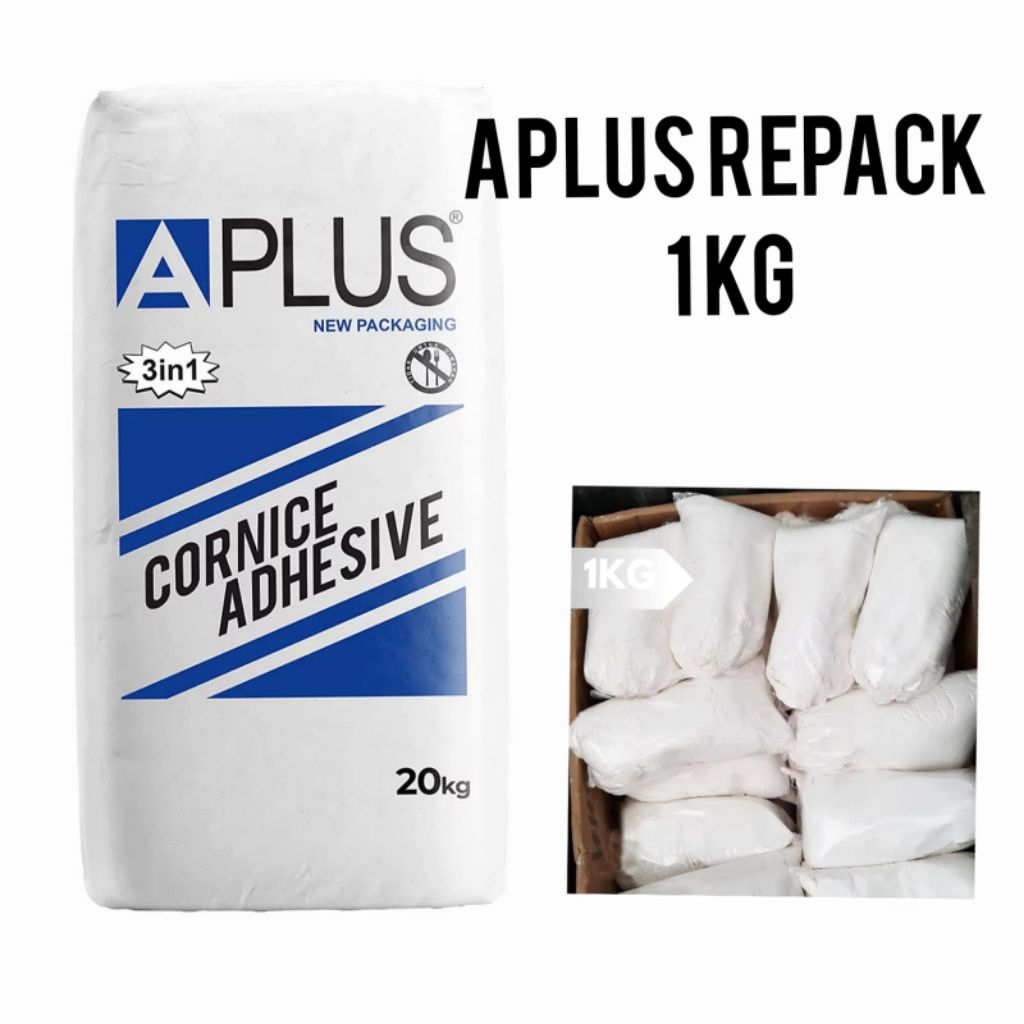 Jual Aplus Gypsum | Gipsum mainan Bubuk Kompon A+ repack putih | Shopee ...