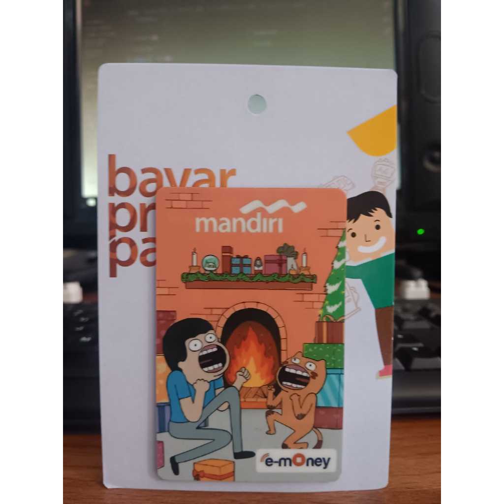 Jual Emoney Mandiri Custom Glossy edisi TAHILALATS API UNGGUN | Shopee ...