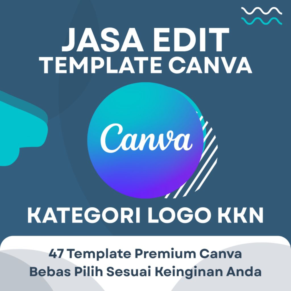 Jual Jasa Edit Template Logo KKN Premium Canva - Bebas Ganti Warna dan ...