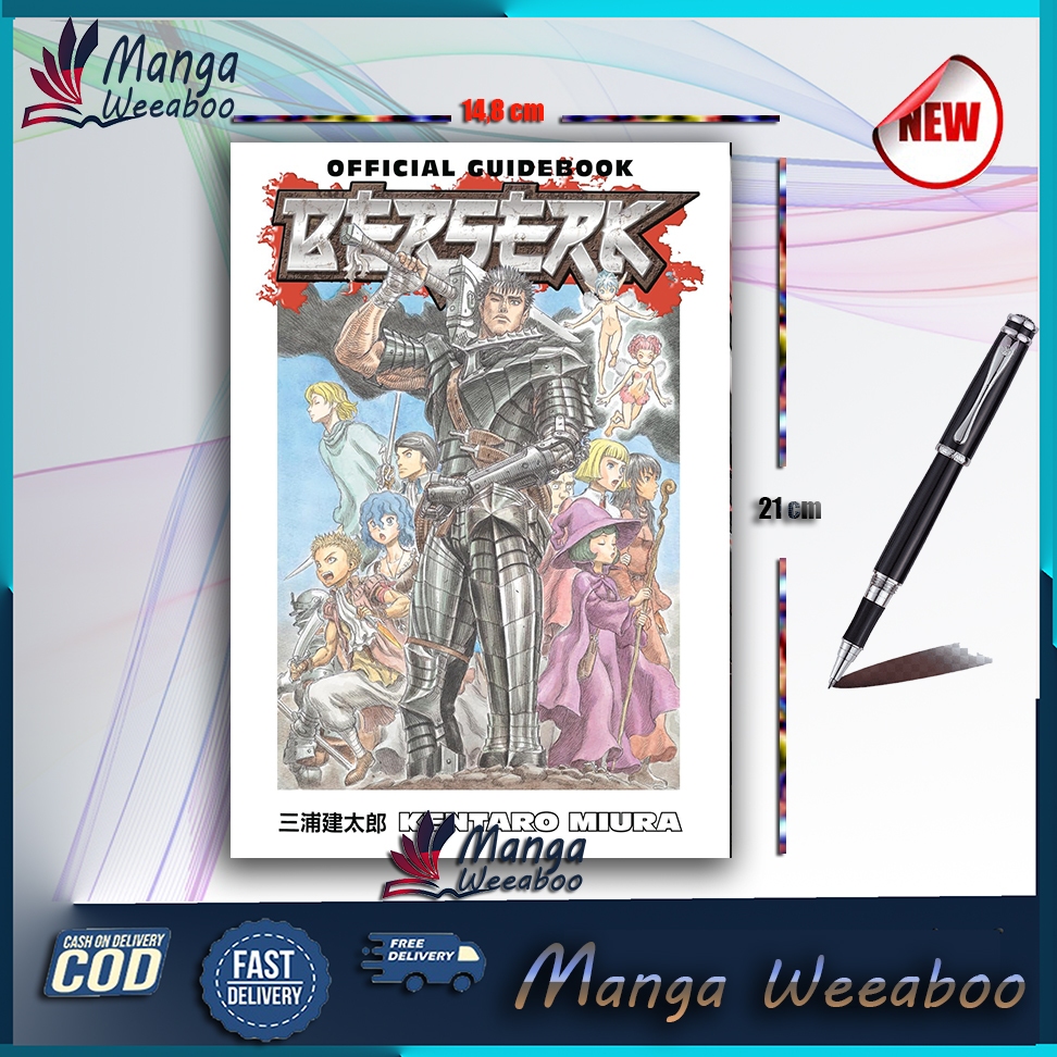 Jual Berserk Official Guidebook by Kentaro Miura - manga weabo | Shopee ...