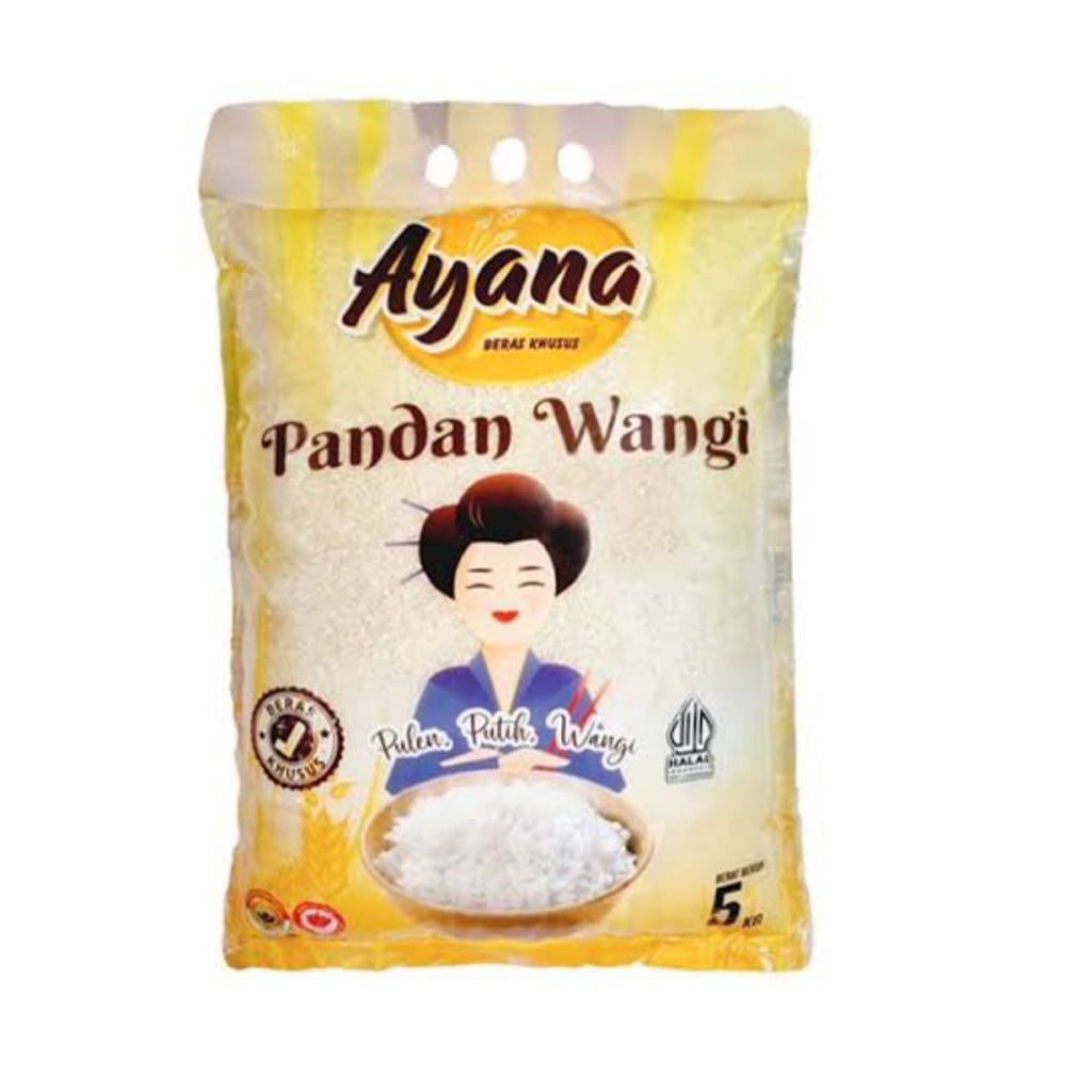 Jual BERAS MURAH AYANA PANDAN WANGI 5KILO PULEN | Shopee Indonesia