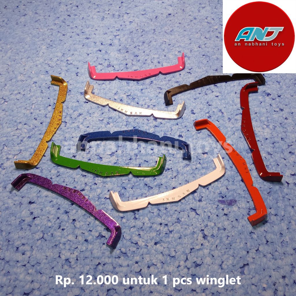 Jual menjual miniatur winglet bus cocok untuk miniatur bus plastik rkc ...