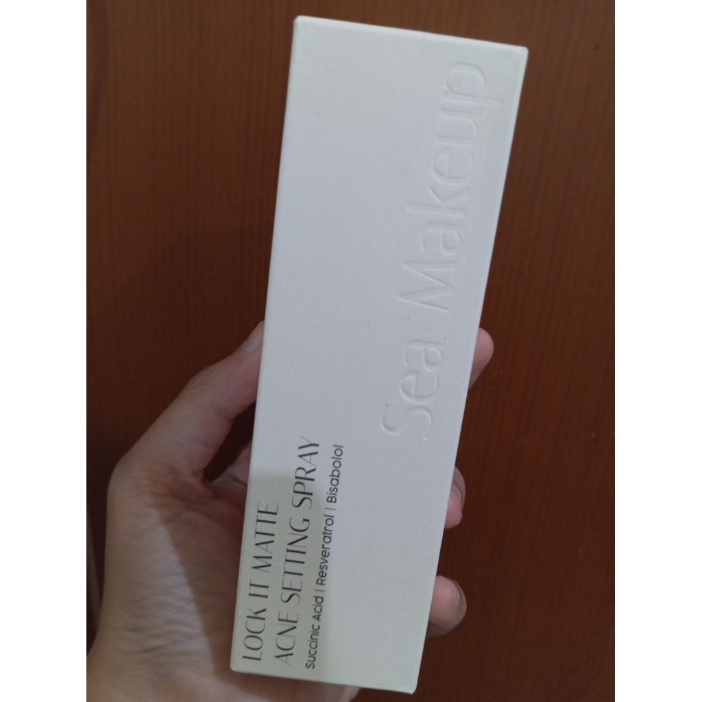 Jual SEA MAKEUP Lock It Matte Acne Setting Spray | Shopee Indonesia