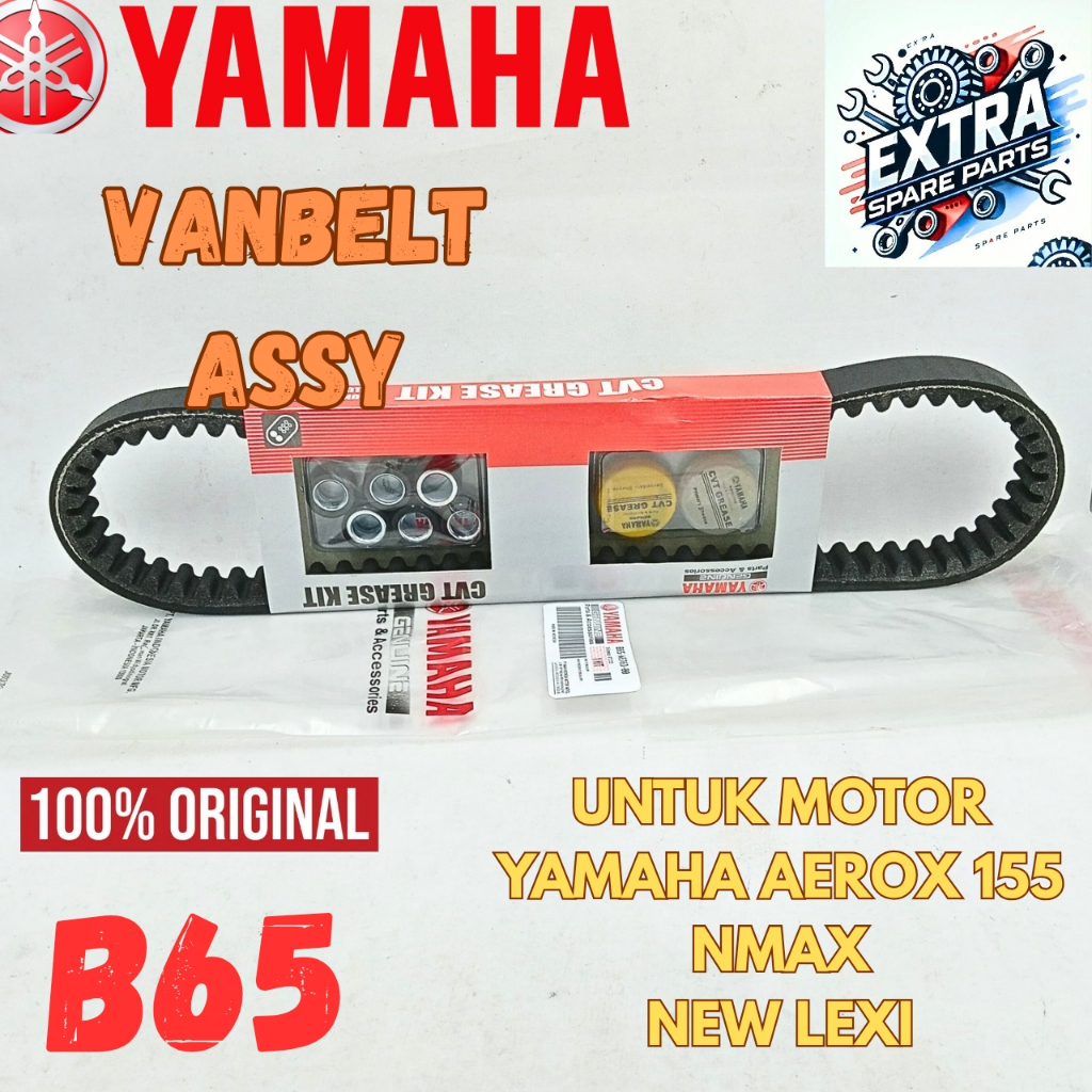 Jual Bergaransi Original Vanbelt Assy Set roller B65 untuk Motor Nmax,Aerox&Lexi Kualitas ...