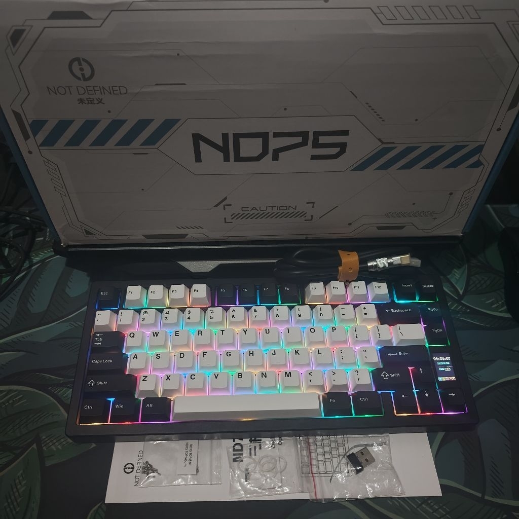 Jual Keyboard Chilkey ND75 Wireless 75% Mechanical Keyboard - Jet Black | Shopee Indonesia