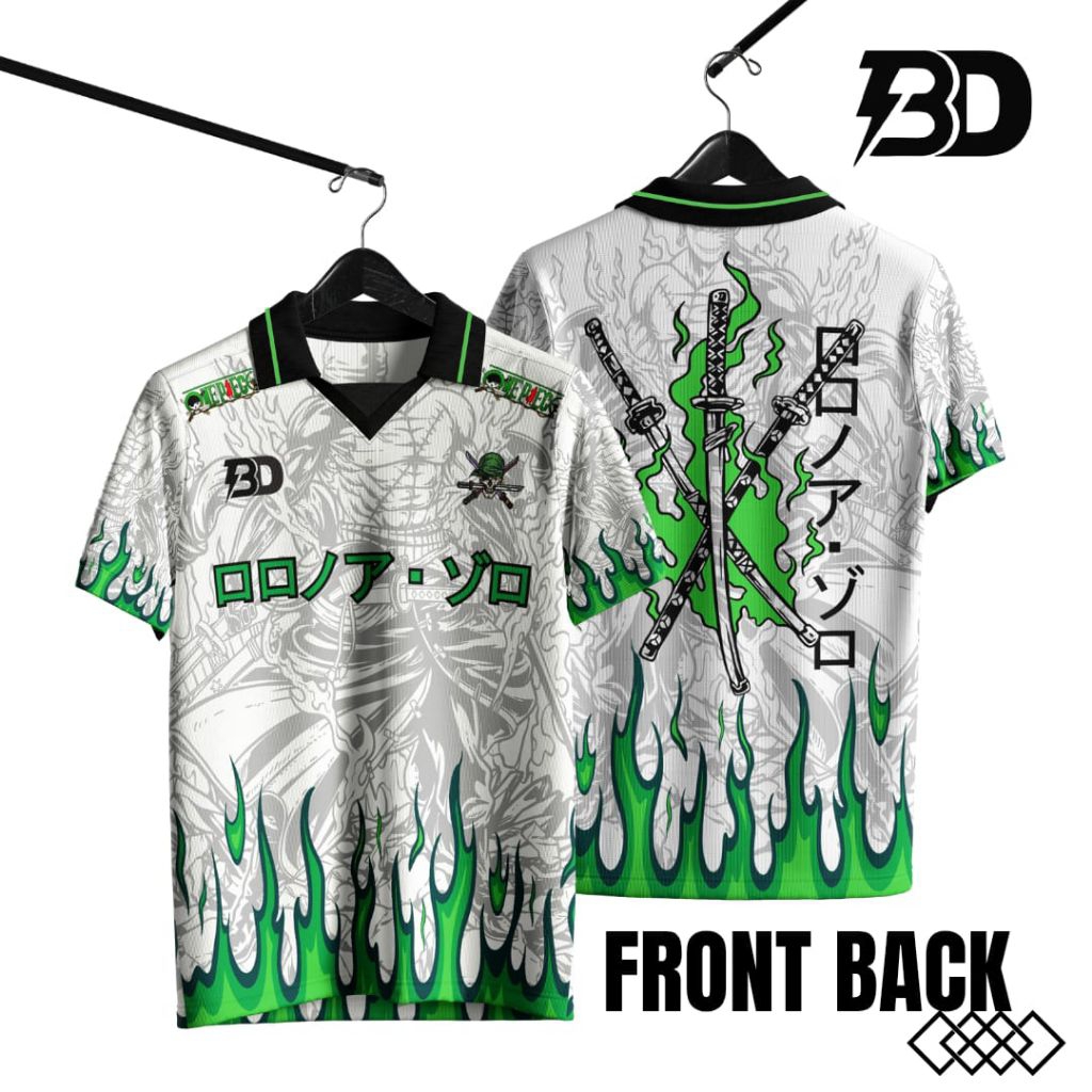 Jual JERSEY ZORO / JERSEY ONE PIECE / JERSEY VINTAGE / CUSTOM | Shopee ...