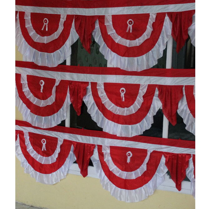 Jual BENDERA BEGRON BULAT CANTIK 5 GELOMBANG / BEGRON BULAT CANTIK 5 ...