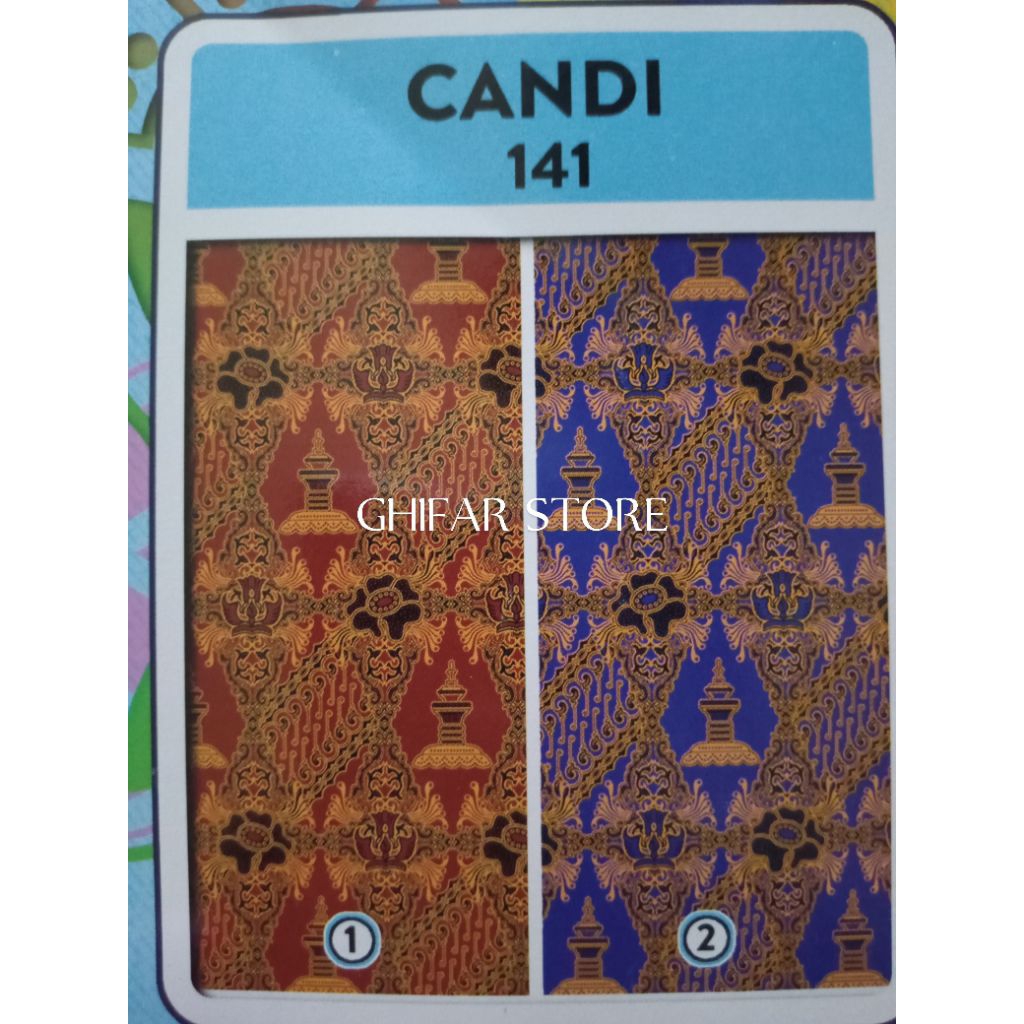 Jual Kain Batik Sekolah Motif Candi | Shopee Indonesia