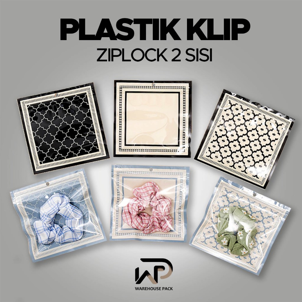 Jual ( 1 Pcs ) Plastik Ziplock 2 Sisi | Fancy Plastik Klip Aksesoris ...