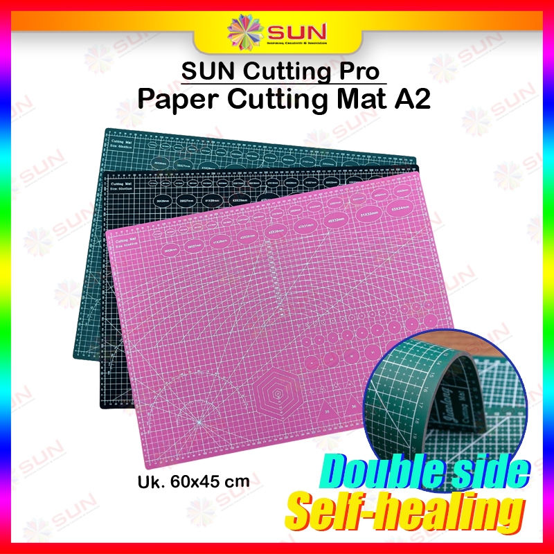 Jual Alas Potong Kertas (Cutting Mat) Uk. A3 / A2 /A1 Bahan PVC, Double ...