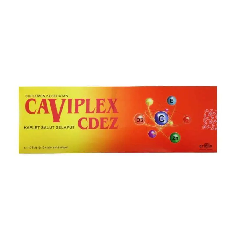 Jual Caviplex CDEZ Box isi 10x10 Kaplet - Vitamin dan Zinc [Majapahit ...