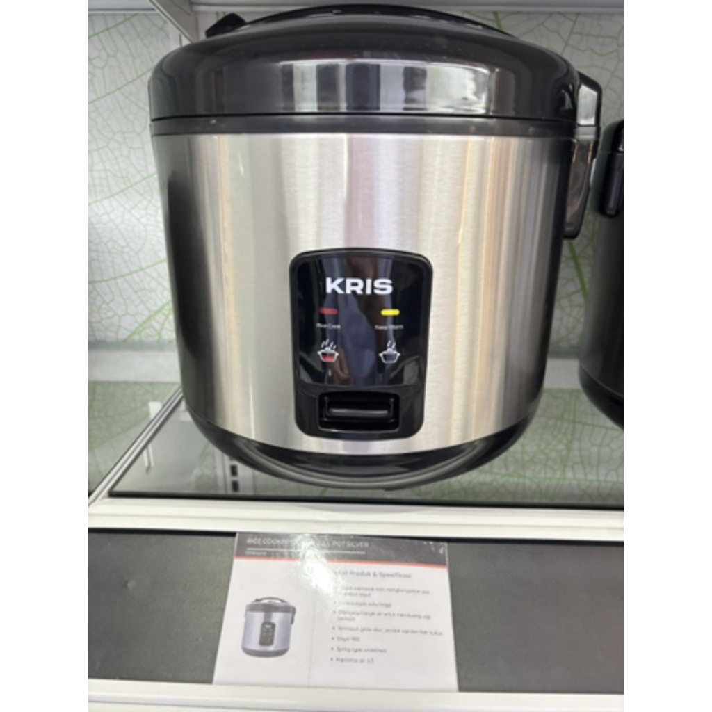 Jual Rice Cooker Deluxe 1lt 1.8lt 2.8lt Silver - Kris | Shopee Indonesia