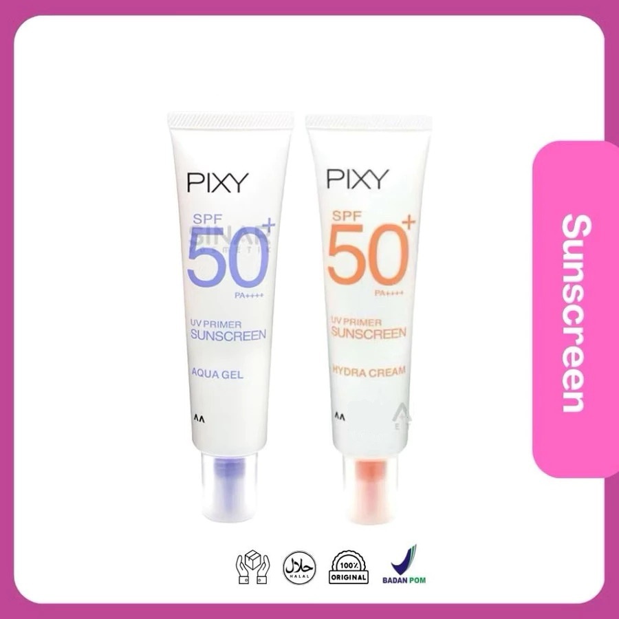 Jual PIXY UV Primer Sunscreen SPF50 + PA++++ Aqua Gel // Hydra Cream ...