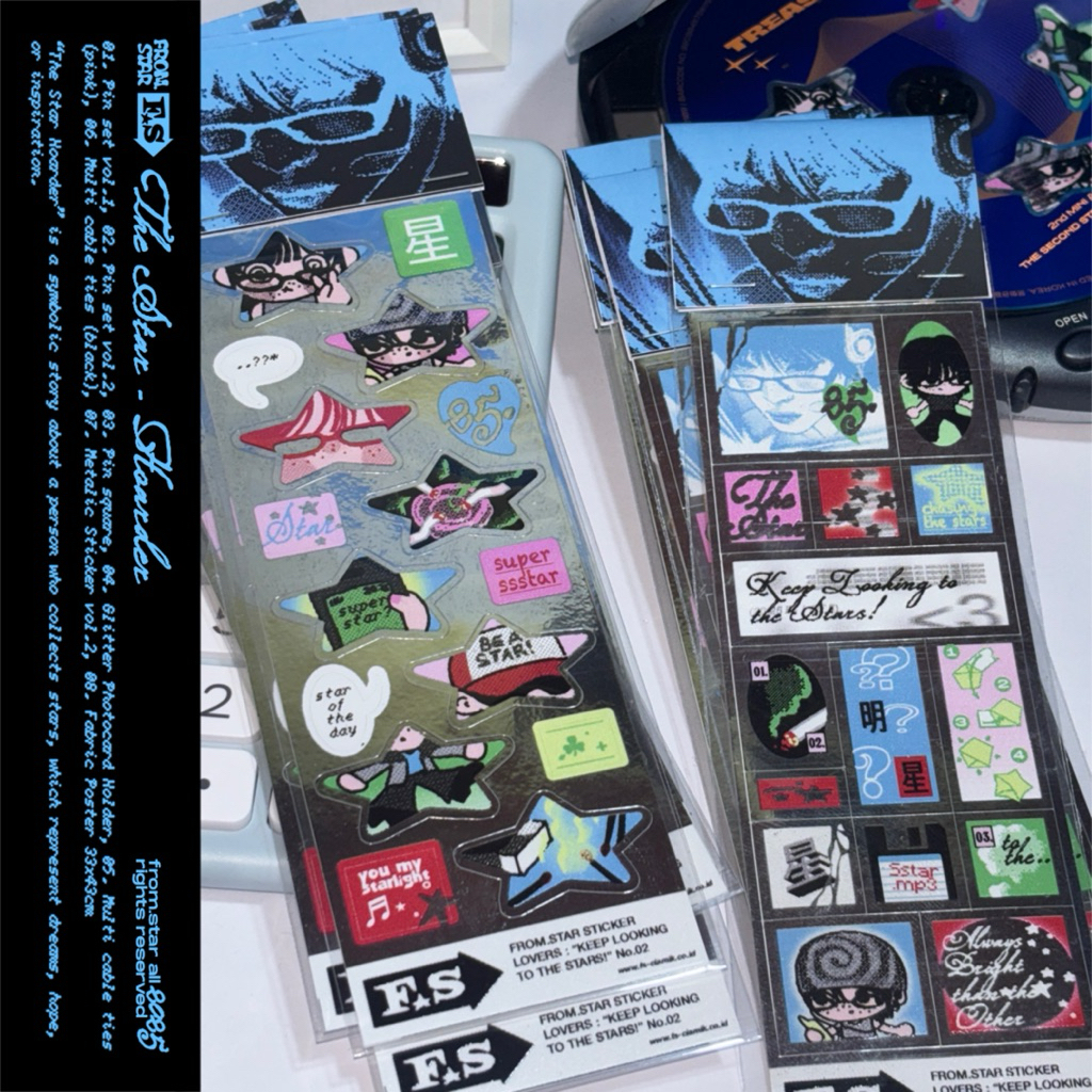 Jual [from.star] TSH STICKER & SUPERSTARR STICKER| Deco stickers ...