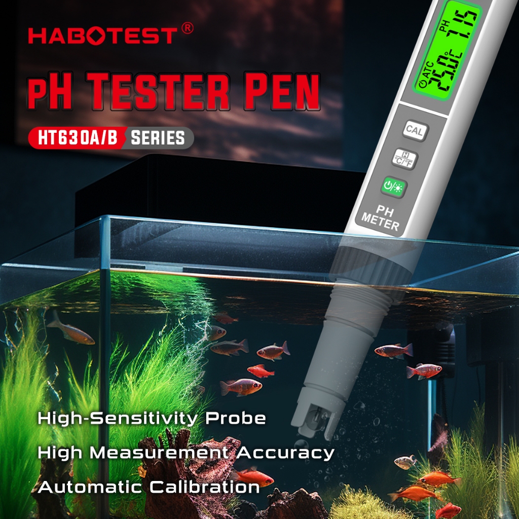 Jual HABOTEST HT630 5-in-1Multi Water Quality Analyzer Portable Pen ...