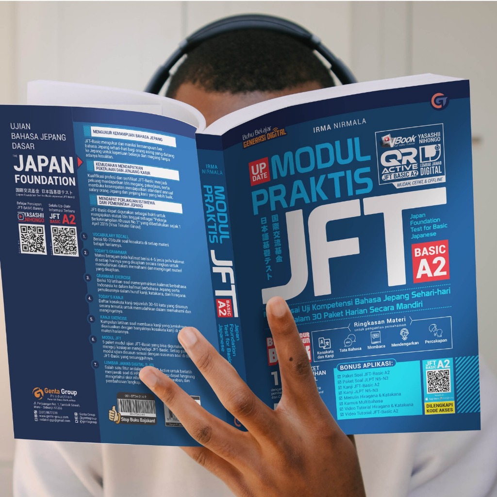 Jual Buku Bahasa Jepang: Modul Praktis JFT Basic A2 UPDATE Karya Irma Nirmala | Shopee Indonesia