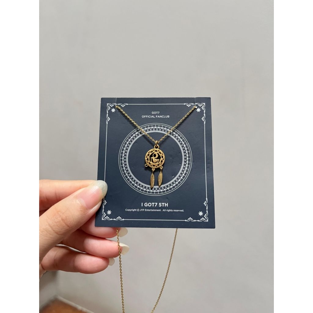 Jual GOT7 Official Fanclub 5th Generation Necklace/ Kalung (Defect ...