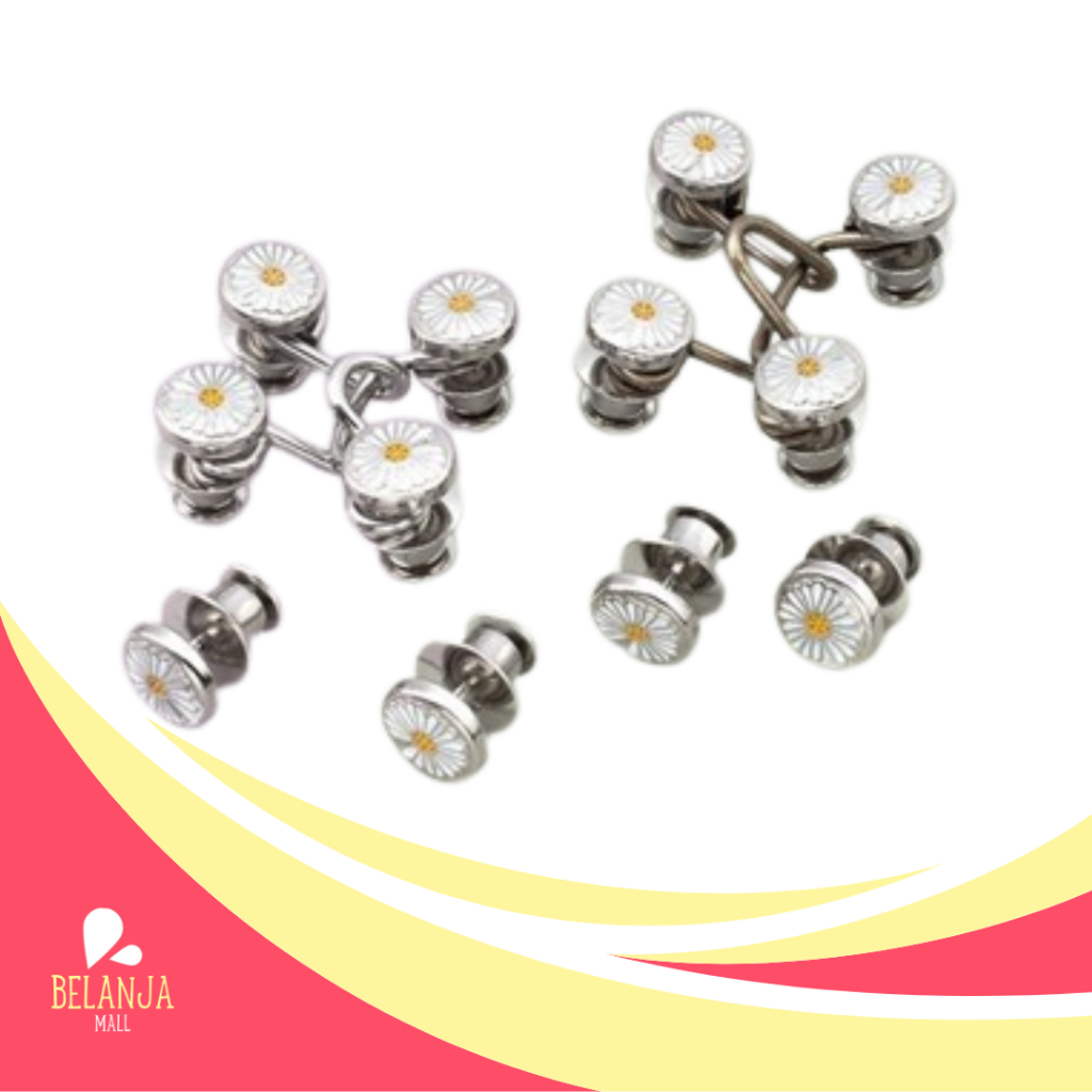 Jual belanjamall HL0729 Kancing Jeans Logam Simple Adjustable Motif ...