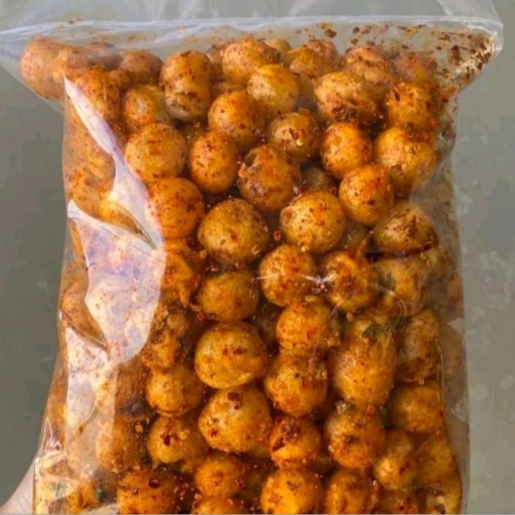 Jual Cimol kering pedas Endog lewo kemasan 250gram | Shopee Indonesia