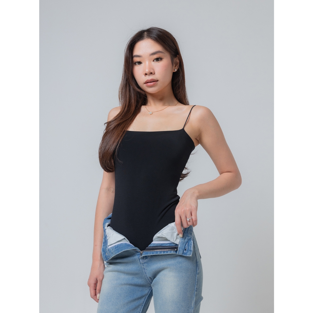 Jual Evertops -1.0 | Spaghetti Bodysuit | Shopee Indonesia