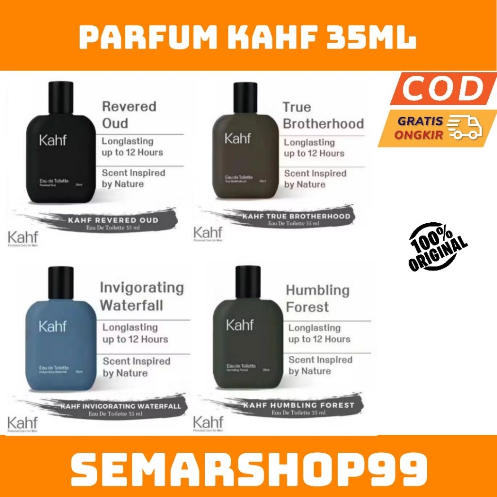 Jual Parfum Kahf Eau De Toilette 35ml | Shopee Indonesia