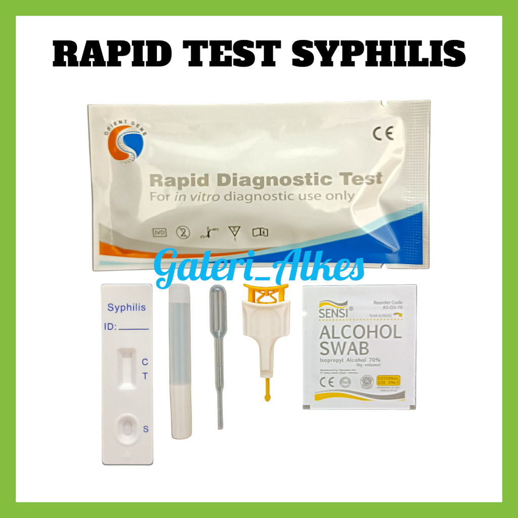 Jual Alat Tes Sifilis | Syphilis Test Card | 1Set Siap Pakai | Shopee ...