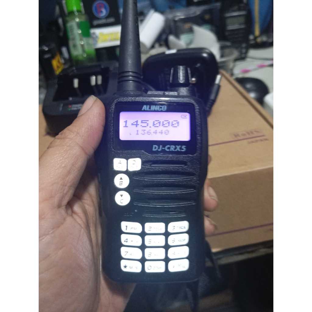 Jual HT Alinco Dj-CRX5 Original Dual Band Uhf dan Vhf Alinco CRX 5 Kondisi Baru | Shopee Indonesia