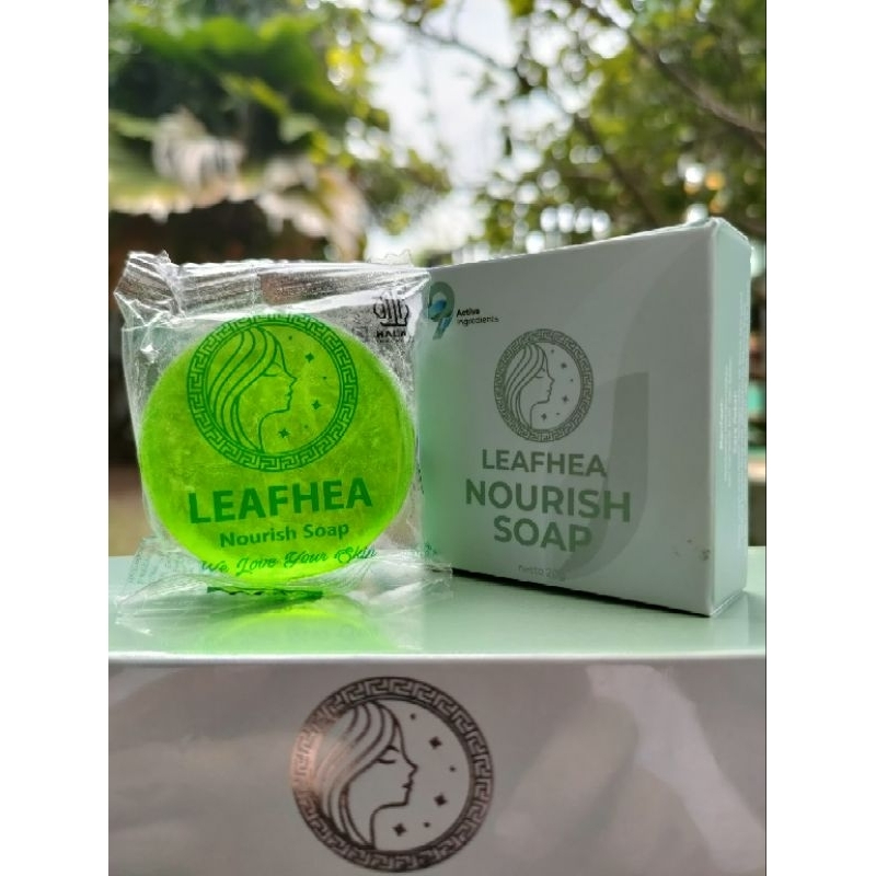Jual (PROMO 2 GRATIS 1) LEAFHEA NOURISH SOAP - SABUN HIJAU MULTIFUNGSI ...