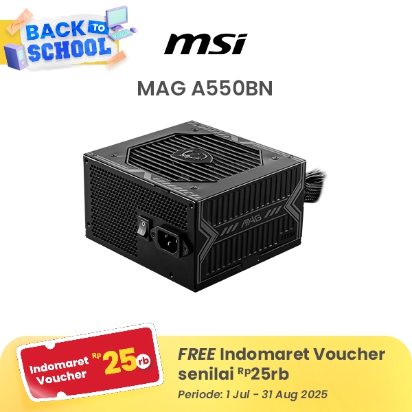 Jual MSI MAG A550BN 550W PSU - Power Supply 550 Watt 80+ Bronze ...