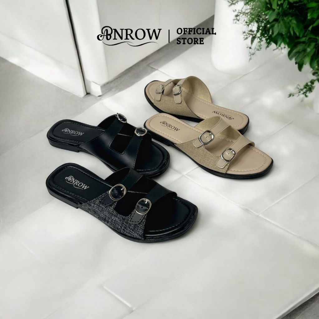 Jual Sandal Wanita Kekinian Terbaru / Sandal Cewek Slip On Model ...