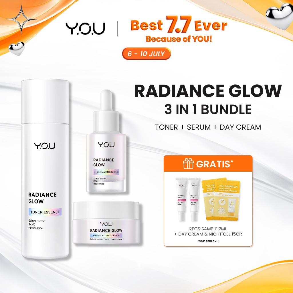 Jual YOU Radiance Glow 3in1 Glowing Routine Value Pack Bundle YOU ...