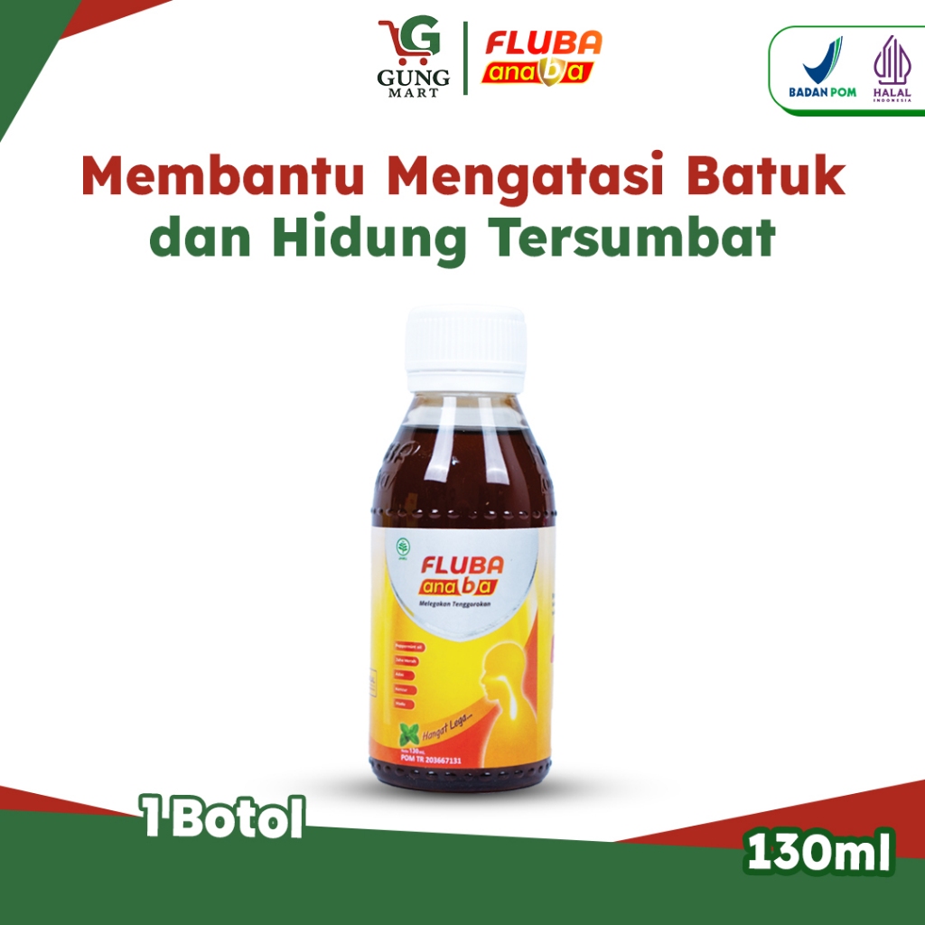 Jual FLUBA ANABA - Madu Herbal Mengatasi Masalah Batuk Pilek Anak ...