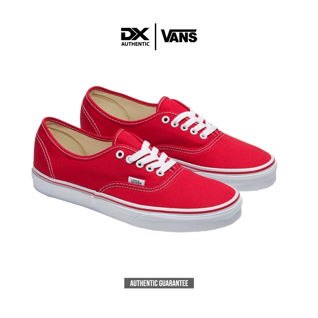 Jual Vans Authentic Red White Original | Shopee Indonesia