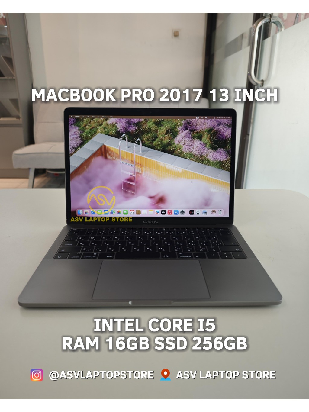 Jual MACBOOK PRO 2017 13 INCH CTO CORE I5 RAM 16GB SSD 256GB LAPTOP ...