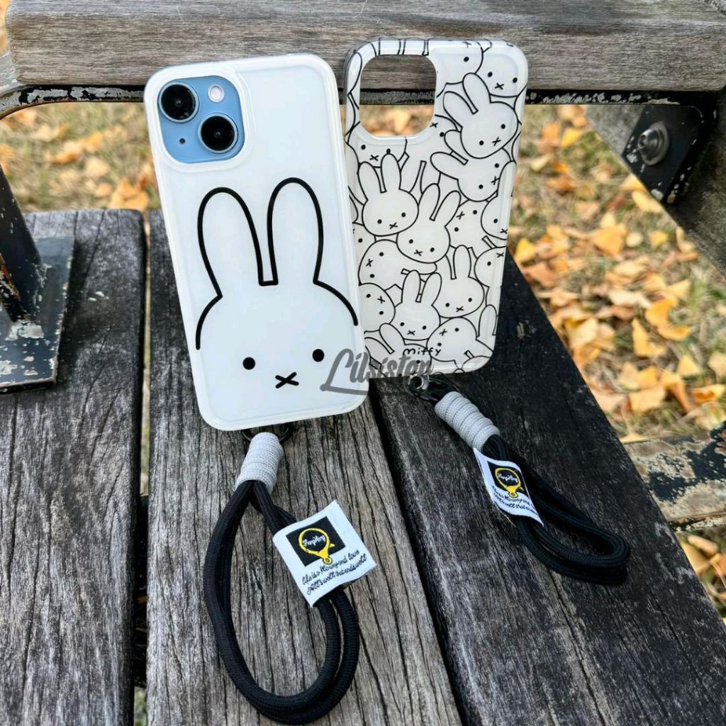Jual Mochi Bunny Premium Acrylic Case with Black Strap (XR 11 12 13 14 ...