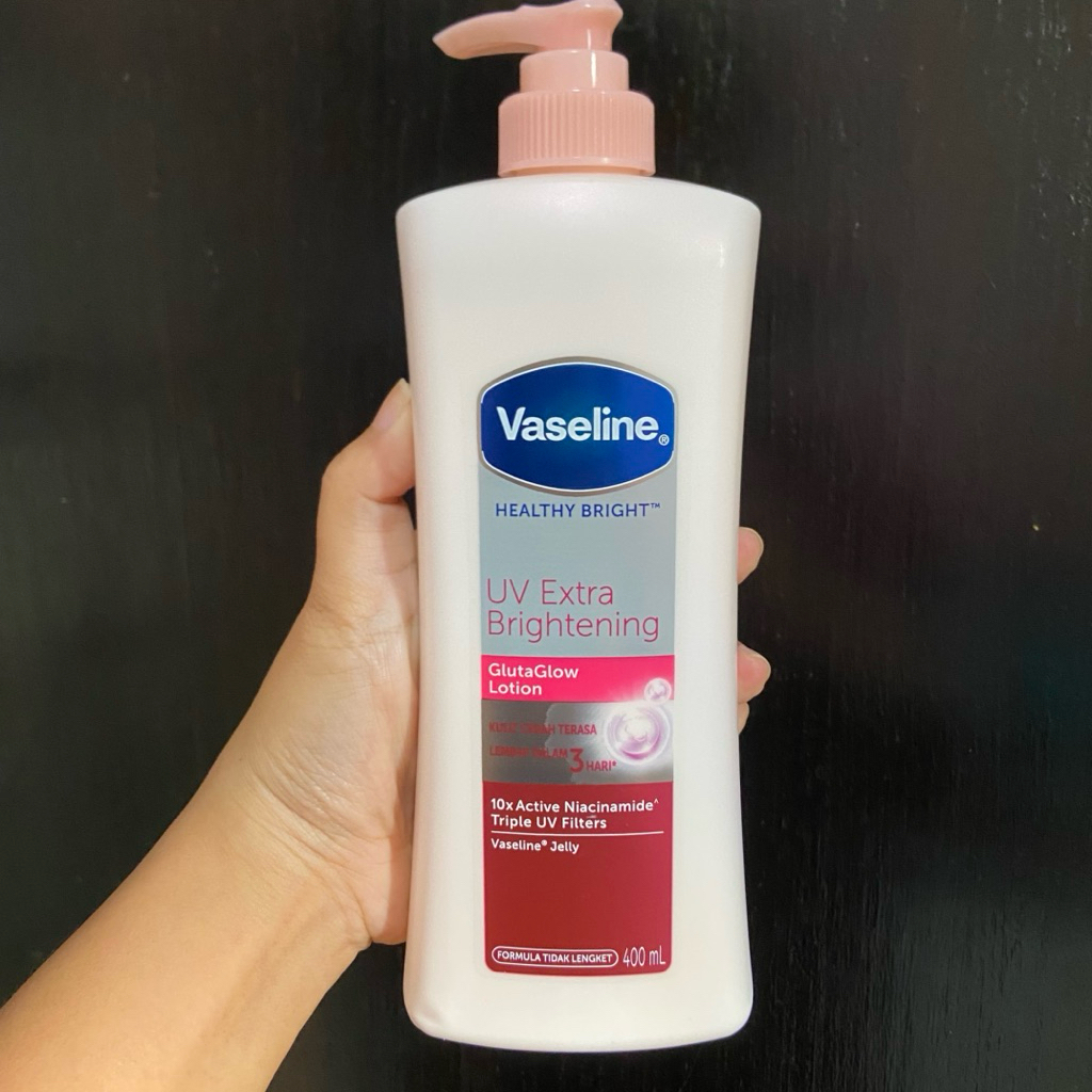 Jual Vaseline Healthy Bright UV Extra Brightening GlutaGlow Body Lotion ...