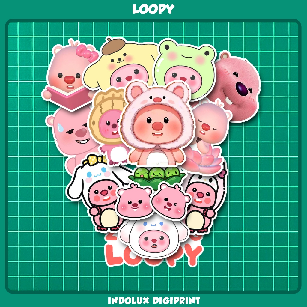 Jual Loopy Sticker Lupy Zanmang Korea Stiker Kartun Anak Buku Jurnal ...