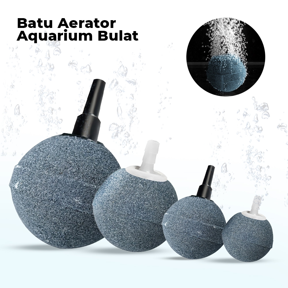 Jual Batu Air Stone Aerator Aerasi Batu Gelembung Udara Akuarium ...