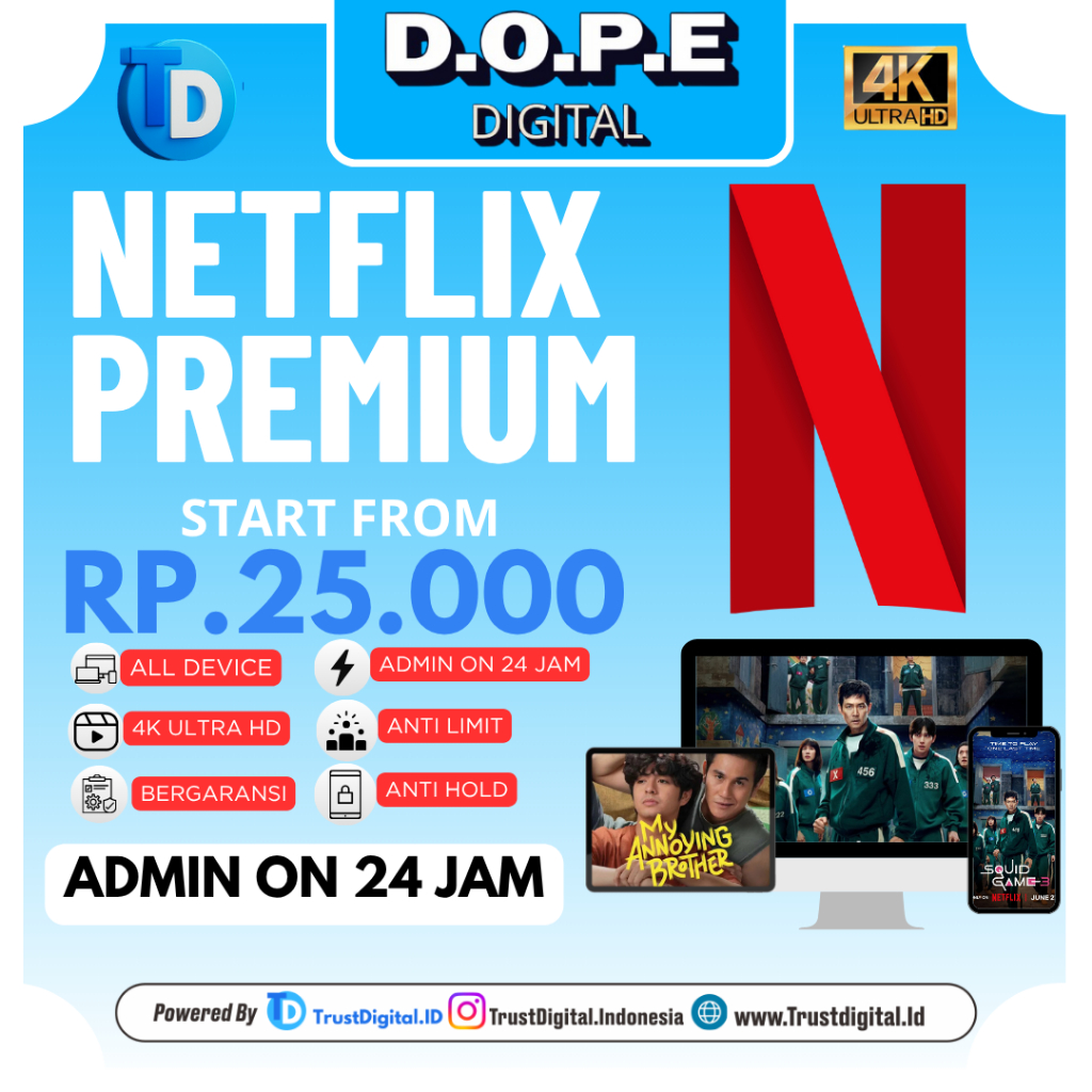 Jual Netflixx Premium UHD4K Legal Indo | Shopee Indonesia