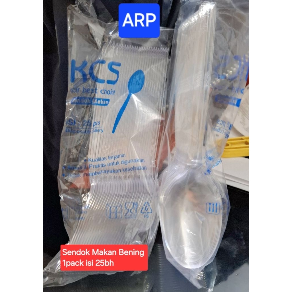 Jual Sendok makan Bening/Sendok Bening pjg 16cm | Shopee Indonesia