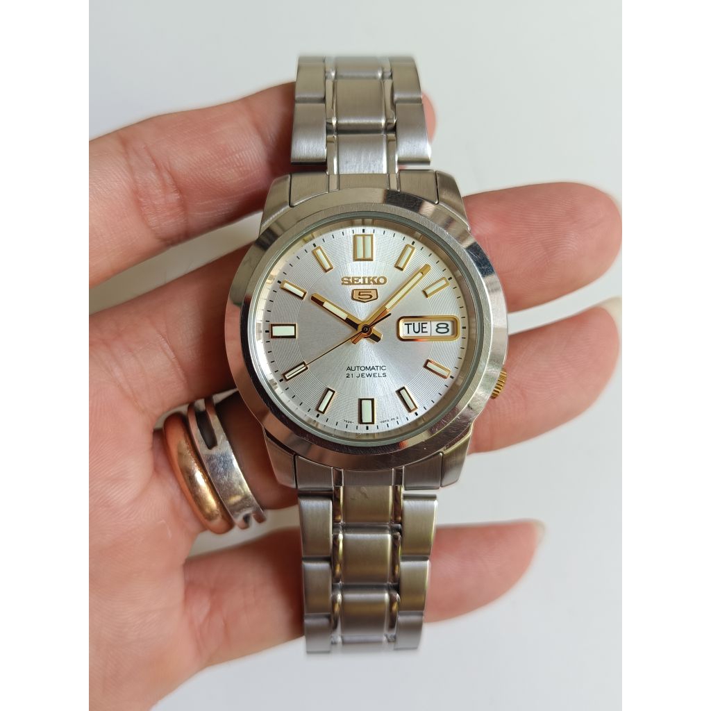 Jual Seiko 5 Sports SNKK09K1 original bekas bagus normal semua siap ...
