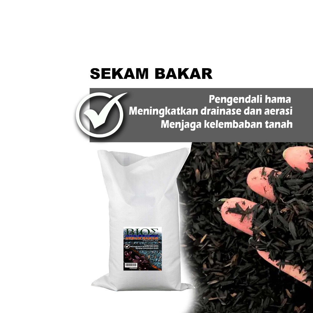 Jual Sekam bakar media tanam steril 5 Liter sampai 20 liter sekam hitam OT502 | Shopee Indonesia