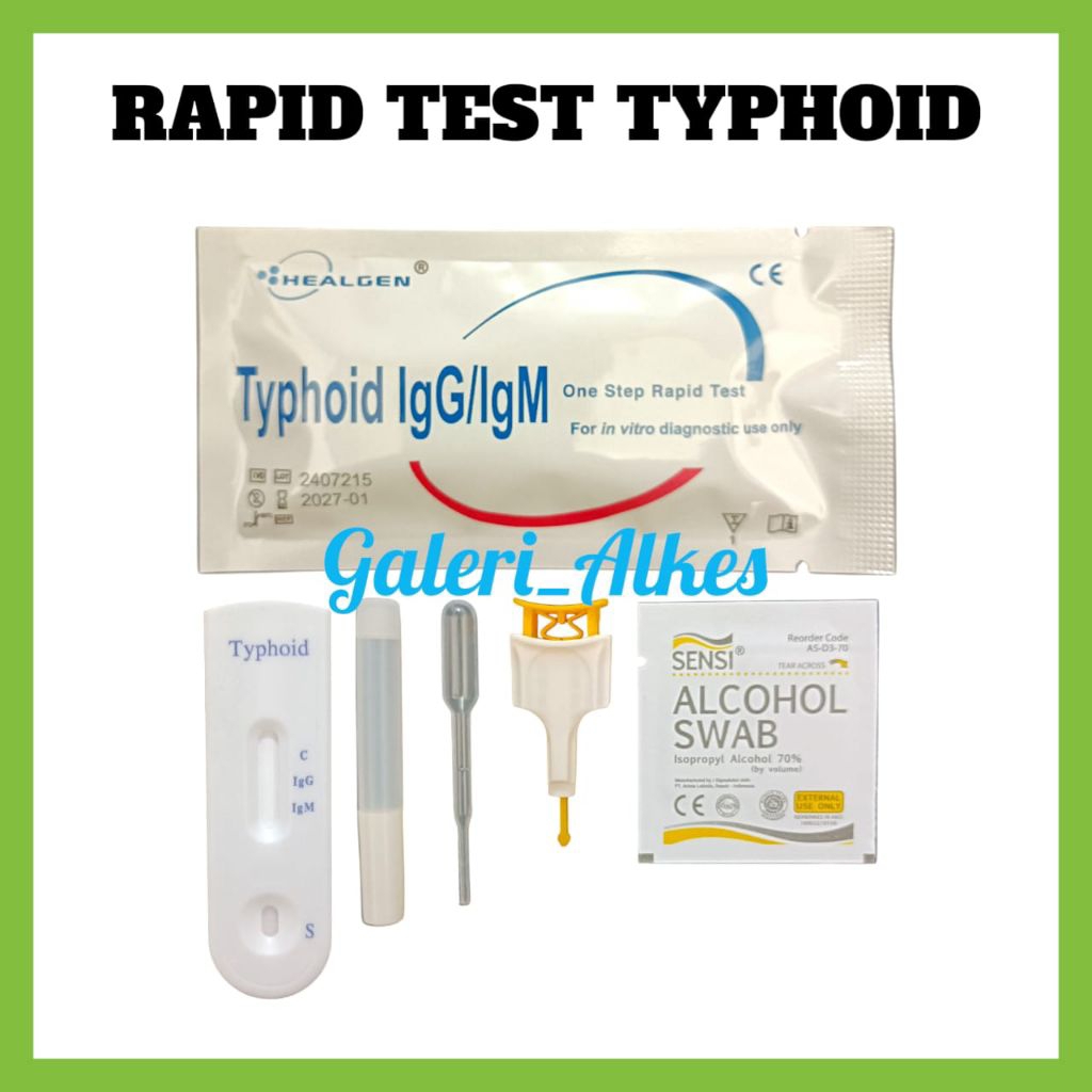 Jual Alat Tes Typhoid IgG/IgM 1Set Siap Pakai | Shopee Indonesia
