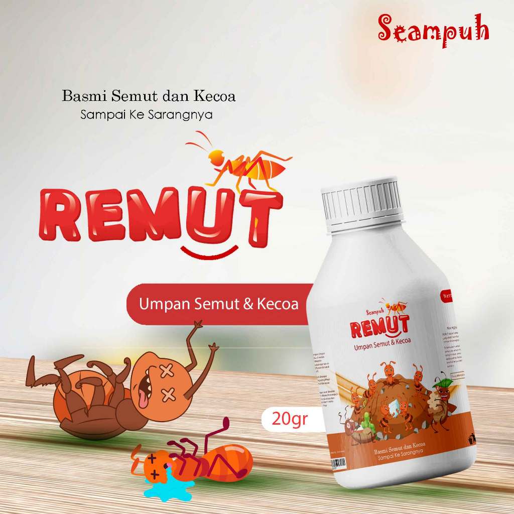 Jual Geek Farmer - Remut 20gr – Umpan Racun Semut & Kecoa Serbuk ...