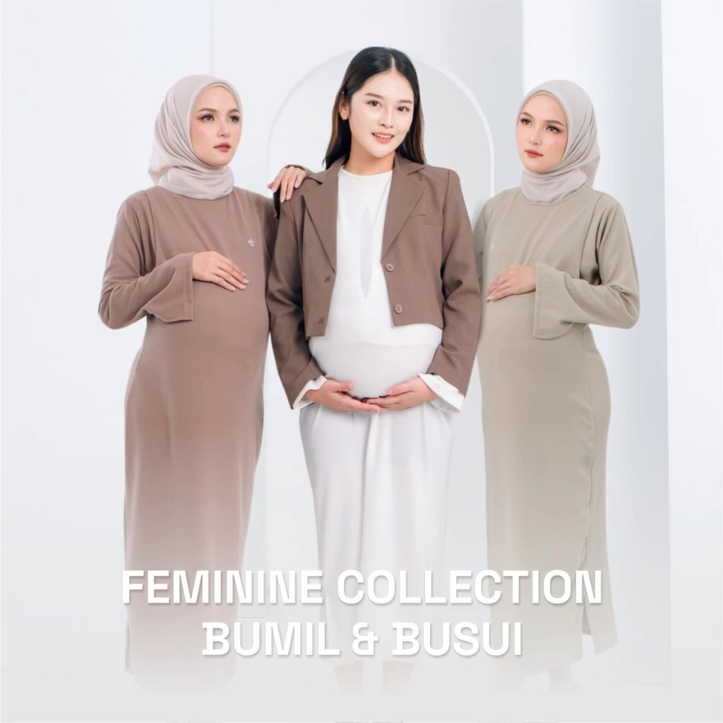 Jual Momiasi - Luna Inner Dress Knit Premium- Inner Dress Longsleeve ...