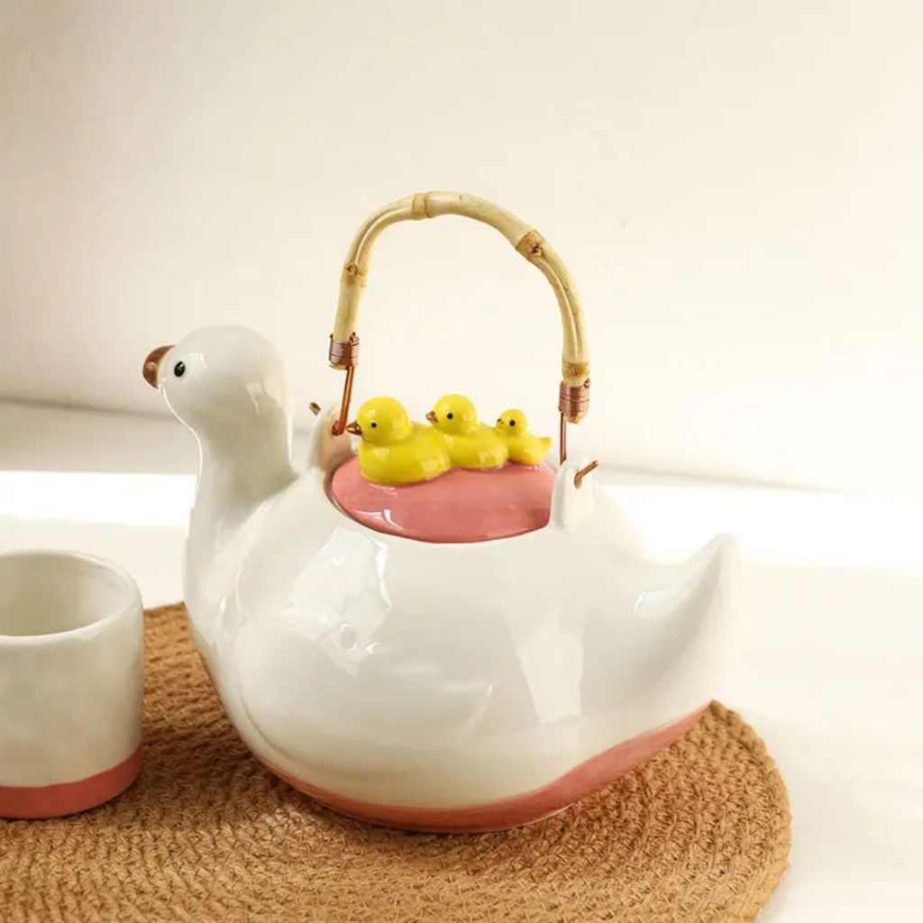 Jual Teapot Cangkir Bebek Teko Unik Duck Water Botol | Shopee Indonesia